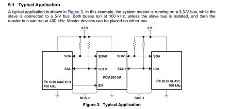 Pca9515a Pca9515a Running With Two Different Frequency Interface