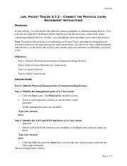 Connectivity Setup Guide For Cisco Internetworking Devices Course Hero