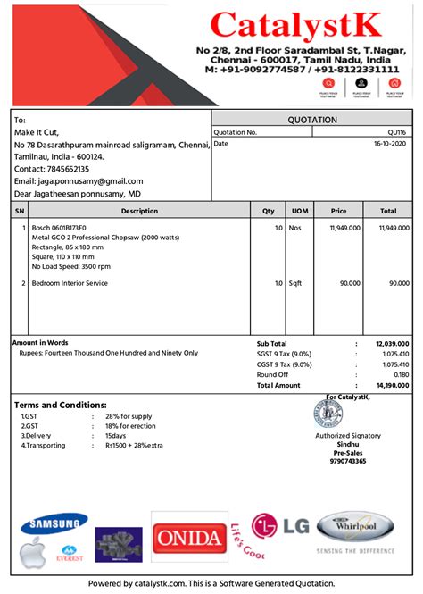Printing Quotation Software Catalystk