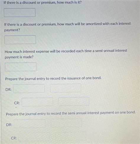 Solved Is This Bond Issued At Par Value At A Discount Or Chegg