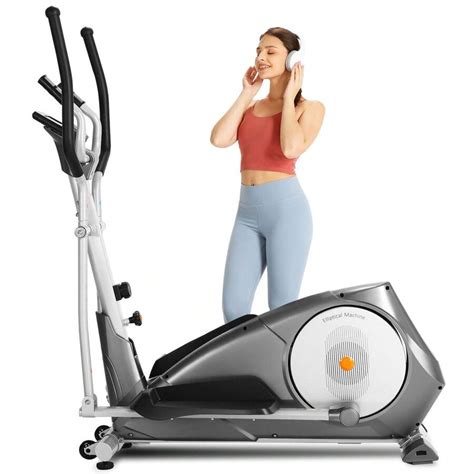 Youngfit Elliptical Machine Foldable Elliptical Machine For Home 22 Resistance Levels With