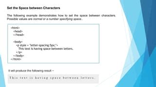 Css Text Ppt