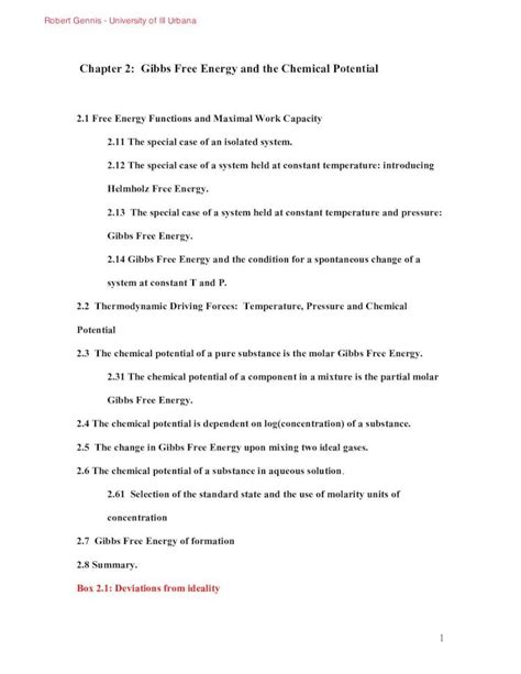 Pdf Chapter 2 Gibbs Free Energy And The Chemical Potentialgunner