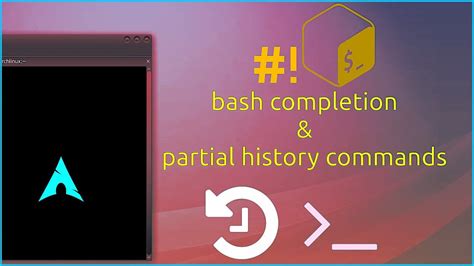 Bash Complete And Command History Arch Linux Tutorial Bashrc