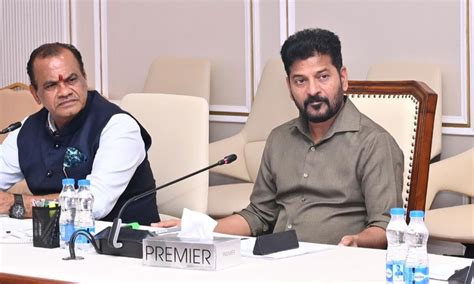 Cm Revanth Reddy Reviews Regional Ring Road Progress