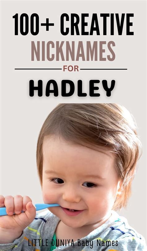 Nicknames For Hadley 100 Nicknames