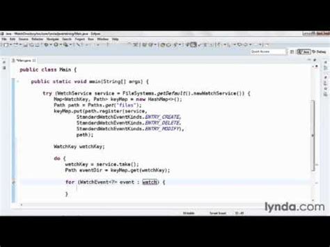Java Tutorial Watching A Directory For File Changes YouTube