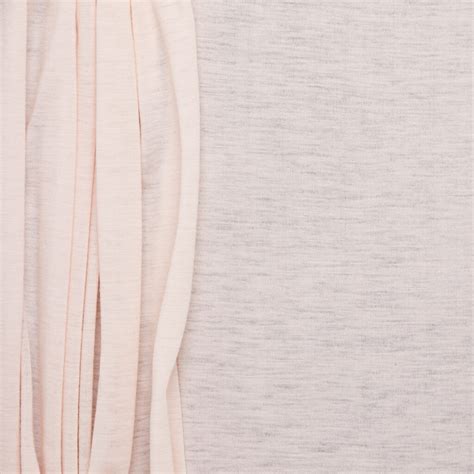 Faye Dyed 1x1 Wool Rib 185u Wool Blush Circular Sourcing