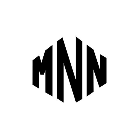 Dise O De Logotipo De Letra Mnn Con Forma De Pol Gono Dise O De Logotipo En Forma De Cubo Y