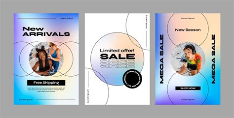 Free Vector Gradient Template Design