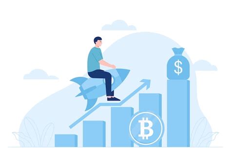 Premium Vector Towards Success Data Trending Concept Flat Illustration
