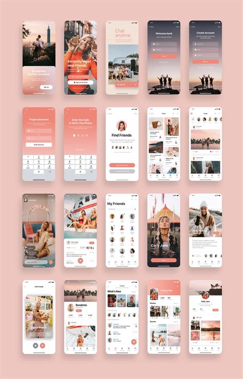 Chatsapp Social Networking App Ui Design Images Behance