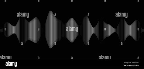 Seamless Sound Wave Pattern Audio Waveform For Radio Podcast Music