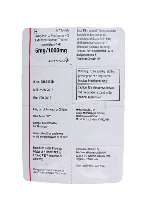 Buy Kombiglyze Xr Online