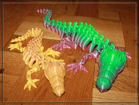 Imprimer en 3D MIGNON CROCODILE FLEXI À IMPRIMER SUR PLACE Fabriqué
