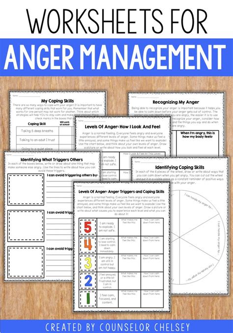 Free Printable Anger Management Worksheets For Youth Printable Yearly