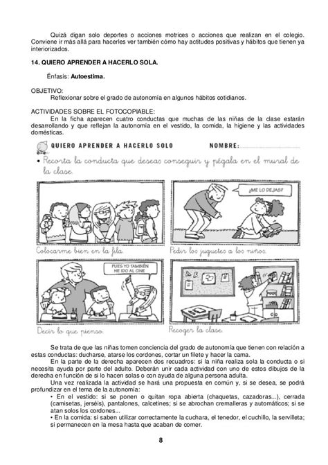 Actividades Para Desarrollar La Autonomia En Los Niños De Primaria Pdf