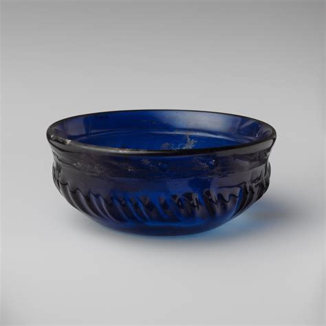 Glass Ribbed Bowl Roman Early Imperial Julio Claudian The Met