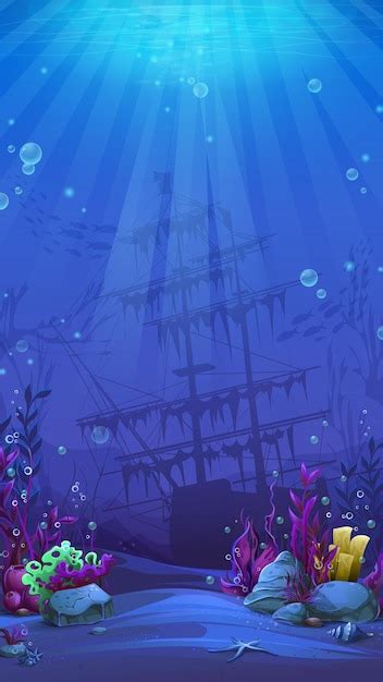 마작 물고기 세계 그림 프리미엄 벡터