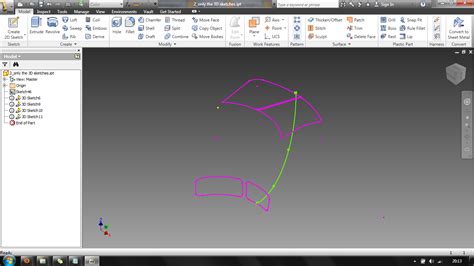 solved loft between 3d sketch and normal sketch autodesk community