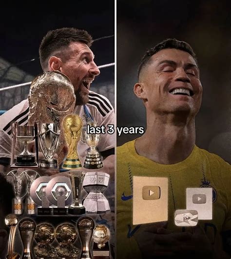 مسی و رونالدو در 3 سال اخیر طرفداری