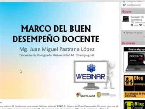 MARCO DEL BUEN DESEMPEÑO DOCENTE YouTube
