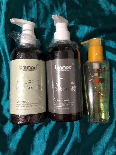 For Take All Bremod Cocoa Butter Shampoo And Conditioner With Moroccan