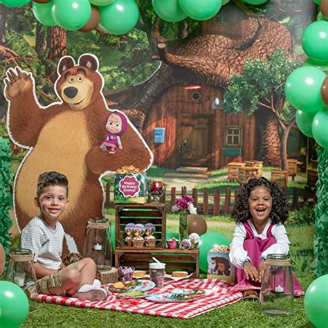 Masha And The Bear 5 Ft 6 In House Background Pricepulse