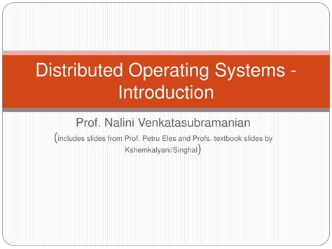 PPT Midterm Review CS Distributed Systems Ics Uci Edu Cs PowerPoint