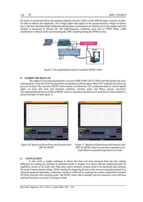 Speed Control Of Sensorless Brushless Dc Motor By Computing Back Emf From Line Voltage