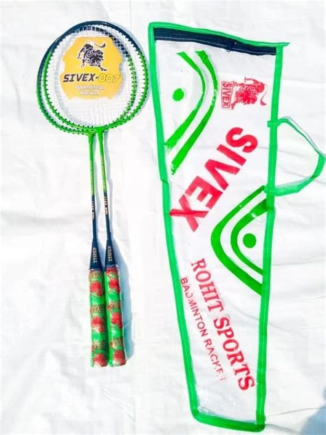 Foam Green And Blue Sivex 007 Aluminum Badminton Racket 100g At Rs 105