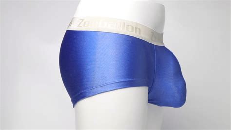 Watch Men Sexy Low Rise Ice Silk Bulge Enhancing Boxer Briefs On Amazon