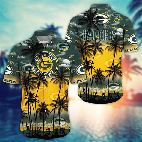 Green Bay Packers Hawaiian Shirt Trending Aloha Shirt Summer Wty24