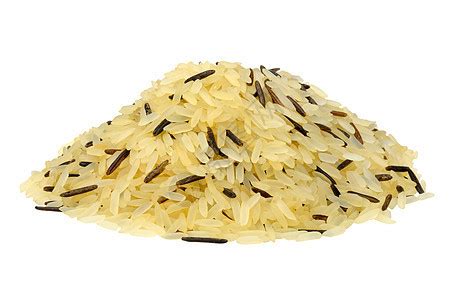 和野生大米的混合物棕色粮食谷物白色食物高清图片下载 正版图片321000874 摄图网