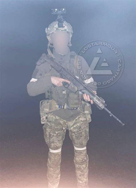 RU POV: a Russian soldier with a trophy Polish Grot C-16 FB-M1 captured ...