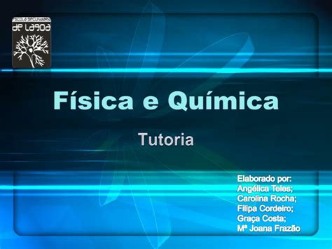 PPT Física e Química PowerPoint Presentation free download ID 962510