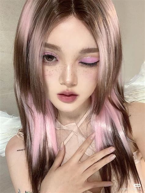 Pin On Hair😇 Pink Hair Dye Dyed Blonde Hair Hair Inspo Color