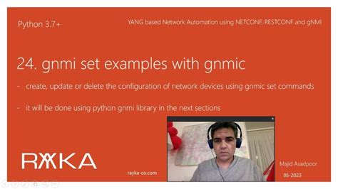 majid asadpoor on linkedin 24 gnmi set examples with gnmic