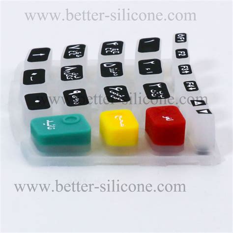 Overmolding Functional Multi Color Rubber Keypad