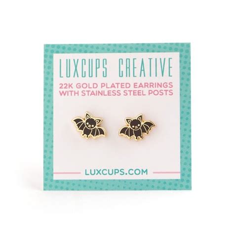Bitty Bat Earrings Ziya Blue