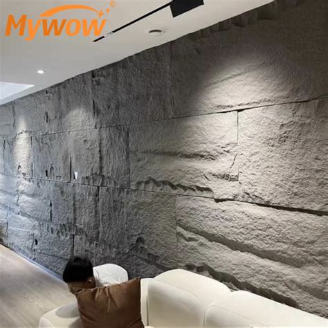 New Trending Artificial Polyurethane Faux Pu Decor Veneer Rock Stone