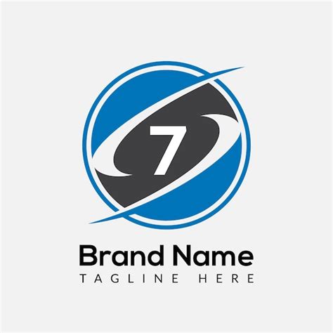 Premium Vector Abstract 7 Letter Modern Initial Logo Design