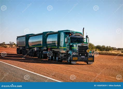 Green Kenworth Heavy Truck Of The Toll Company Transporting Extremely