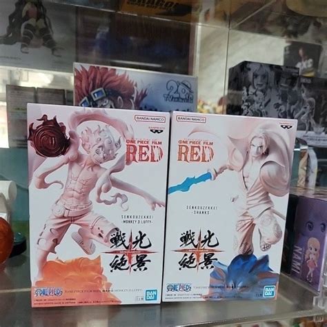 日版金證 全新未拆 海賊王 航海王 戰光絕景 魯夫＆紅髮合售） 蝦皮購物