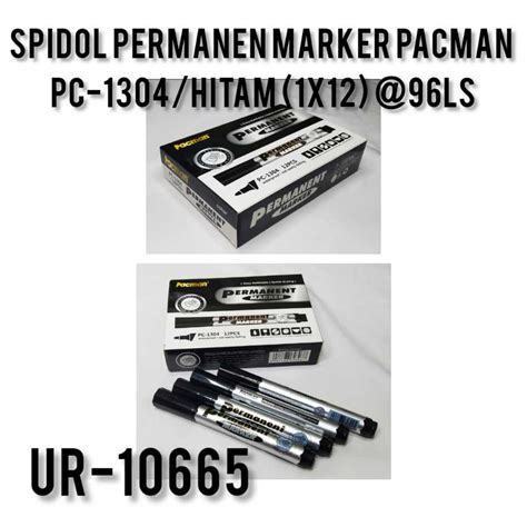 Jual 12pcsspidol Permanenspidol Whiteboardspidol Hitam Permanen