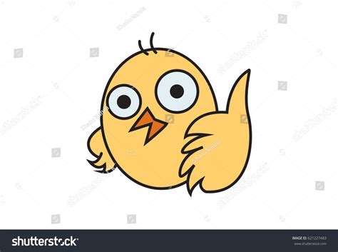 Cute Chick Vector Illustration Isolated On Stock Vector Royalty Free