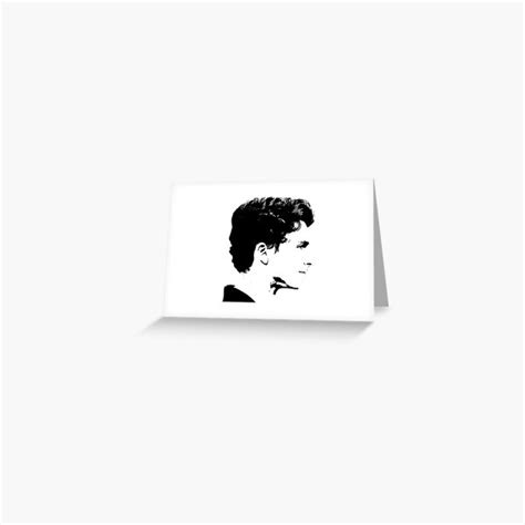 Timothée Chalamet Silhouette Greeting Card For Sale By Tablespoon