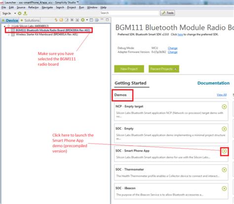 Demos And Examples For Blue Gecko Module Wireless Starter Kit