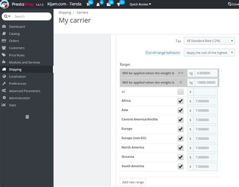 Insurance And Handling Cost Prestashop Module By Kijam Codester