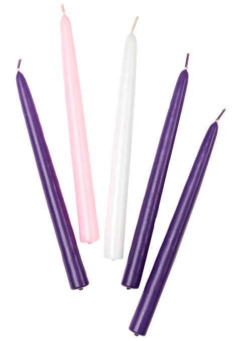 Vc906 Set Of 5 Advent Candles Vermont Christmas Company